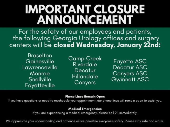 Atlanta Urology Practice | Largest Urology Practice in Atlanta | Georgia Urology